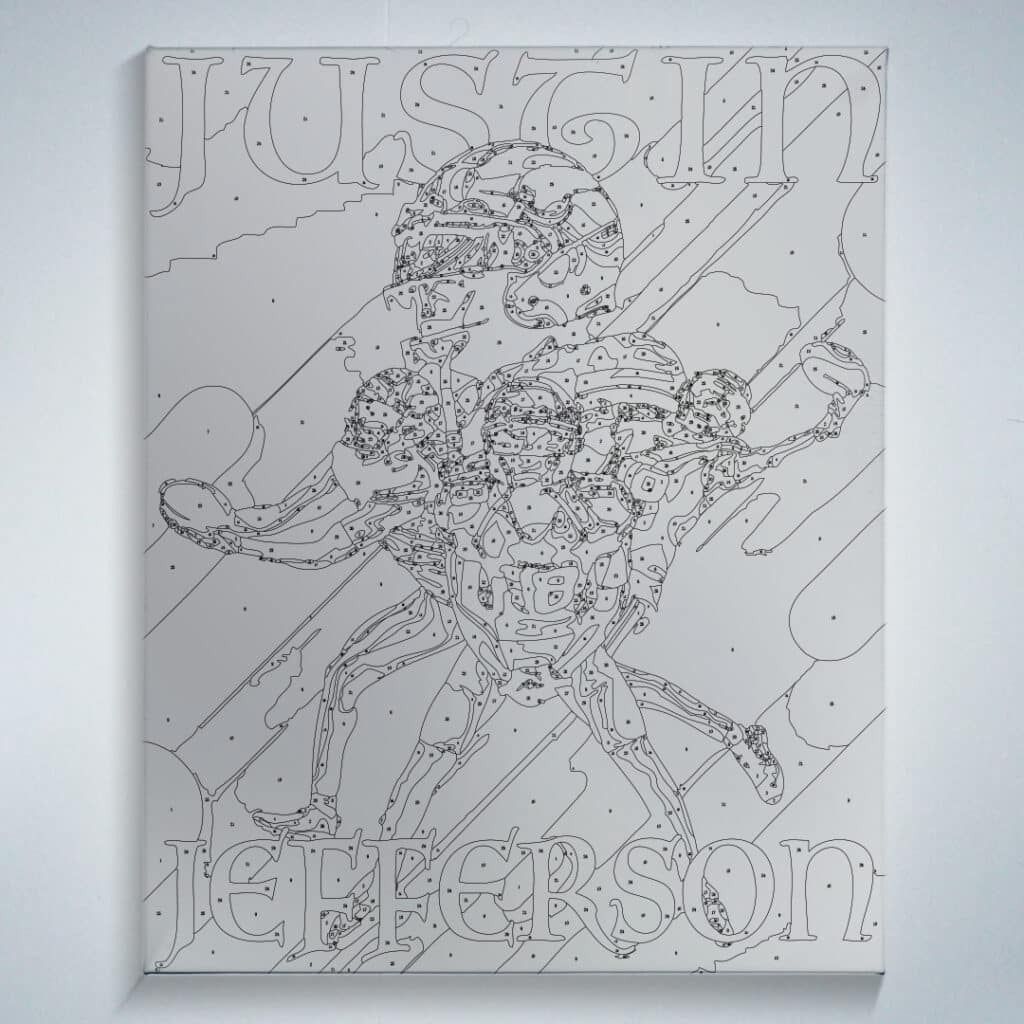 Justin Jefferson - JJettas! - DIY Sports Art